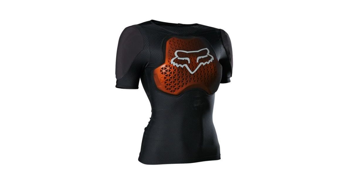 FOX WOMEN BASEFRAME PRO SS BLACK Protektor - downhillendurokerekpar.hu